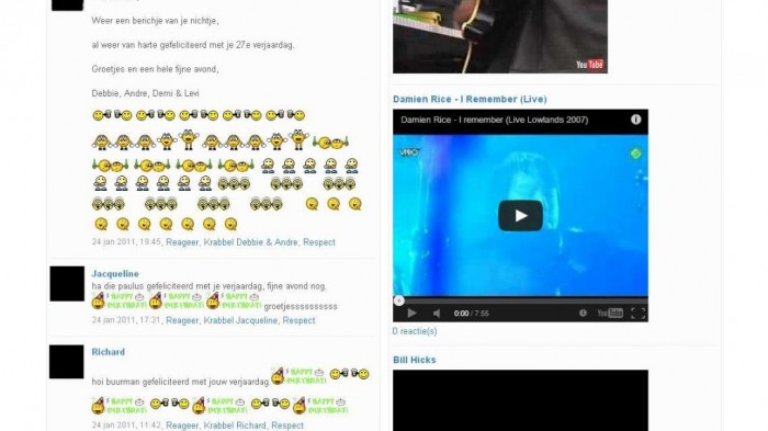 Vijf herinneringen aan Hyves