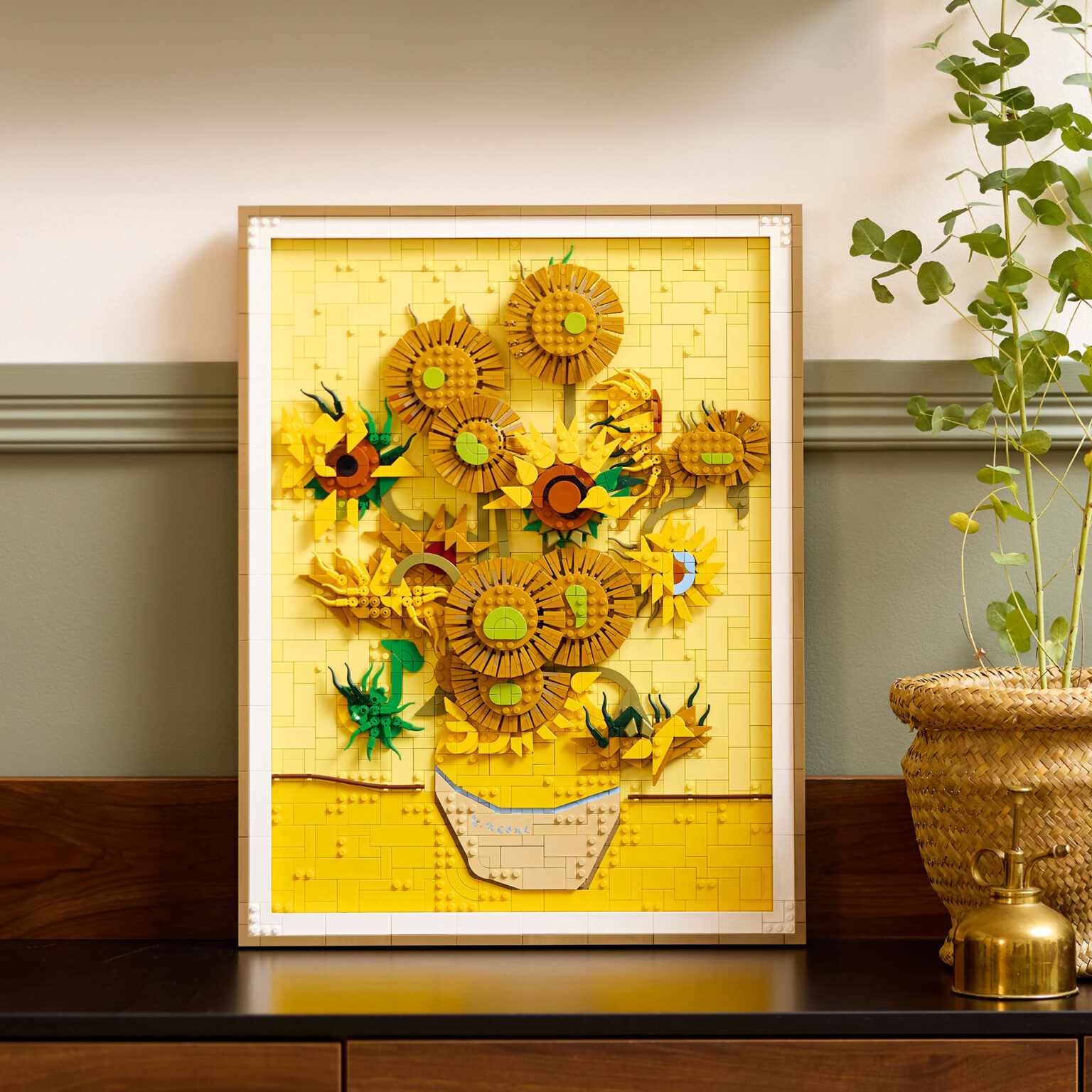 Van Gogh schilderij in LEGO
